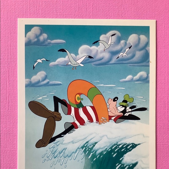 Wall Decor | Walt Disney Postcard Goofy | Poshmark